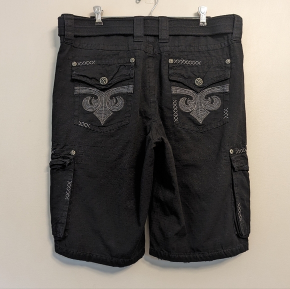 Affliction | Shorts | Affliction Flur De Lis Embroidered Pocket Ripstop ...